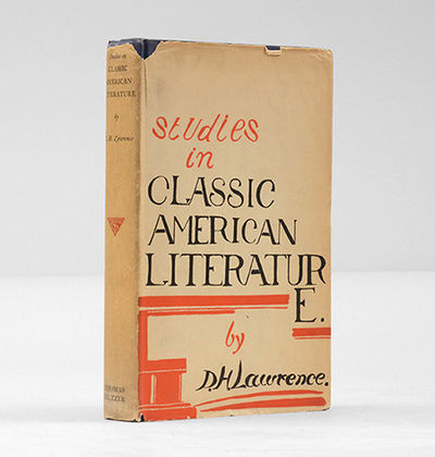 BIBLIO | Studies in Classic American Literature. by LAWRENCE, D. H ...