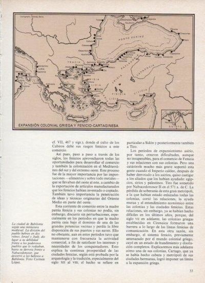 LAMINA V18525: Mapa expansion colonial griega y fenicio-cartaginesa by ...