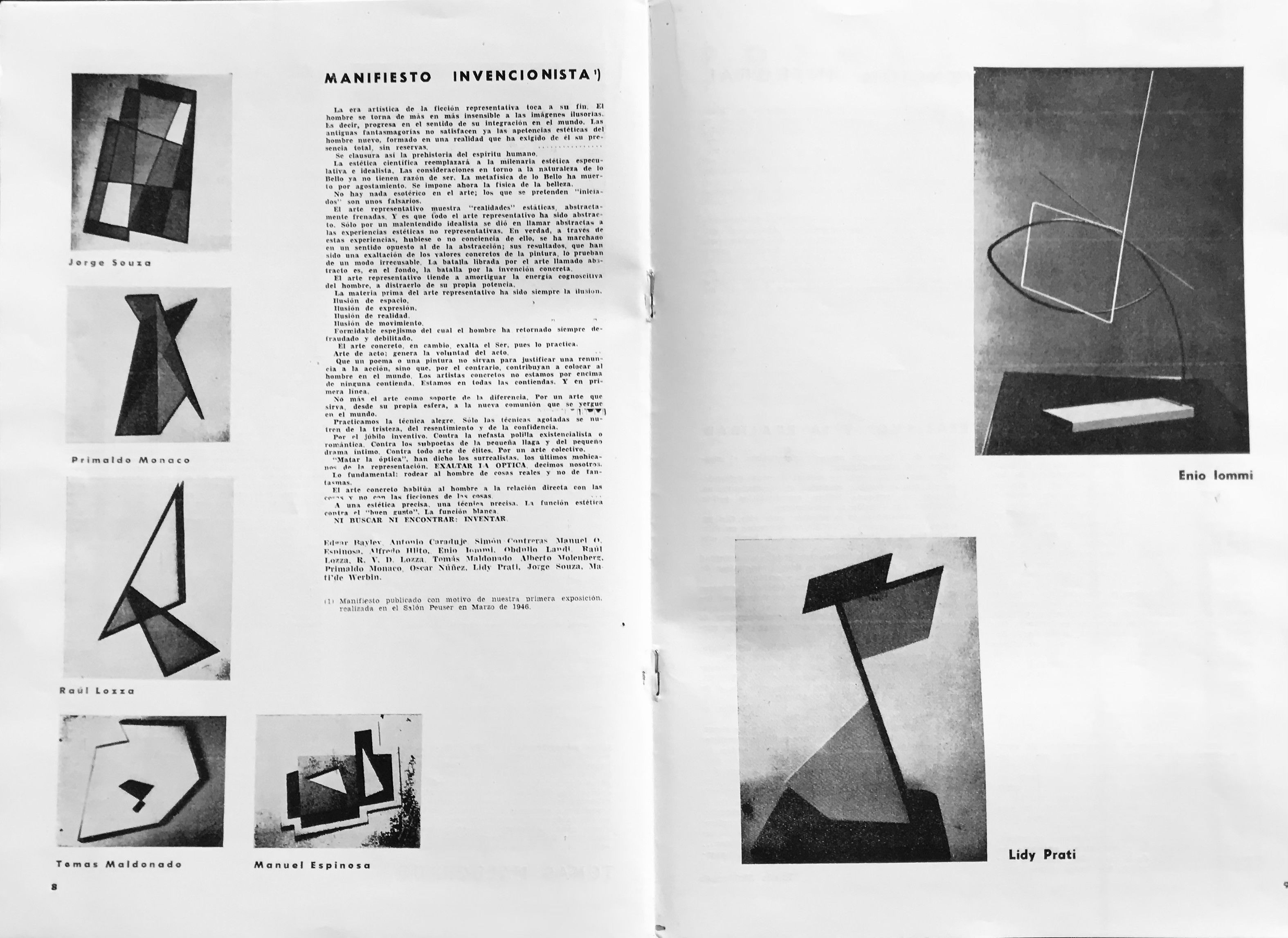 ARTE CONCRETO INVENCIÓN. Nº 1. Comité de redacción: Edgar Bayley, Simón ...