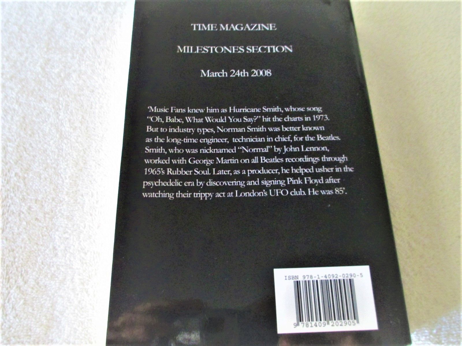 John Lennon Called Me Normal: The Man That Got The Sound That Changed ...