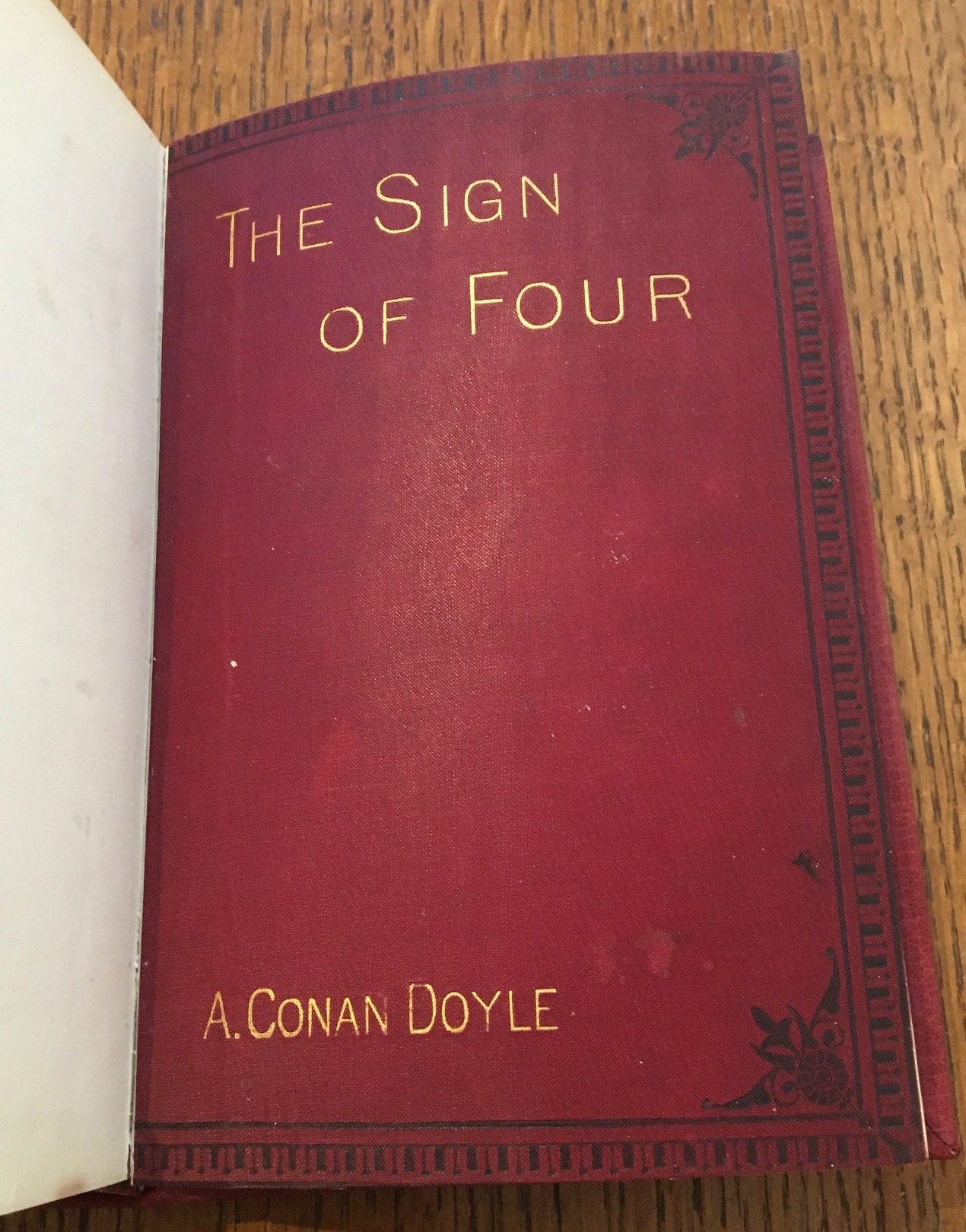 THE SIGN OF FOUR. by DOYLE. ARTHUR CONAN | 1890 | Spencer Blackett ...