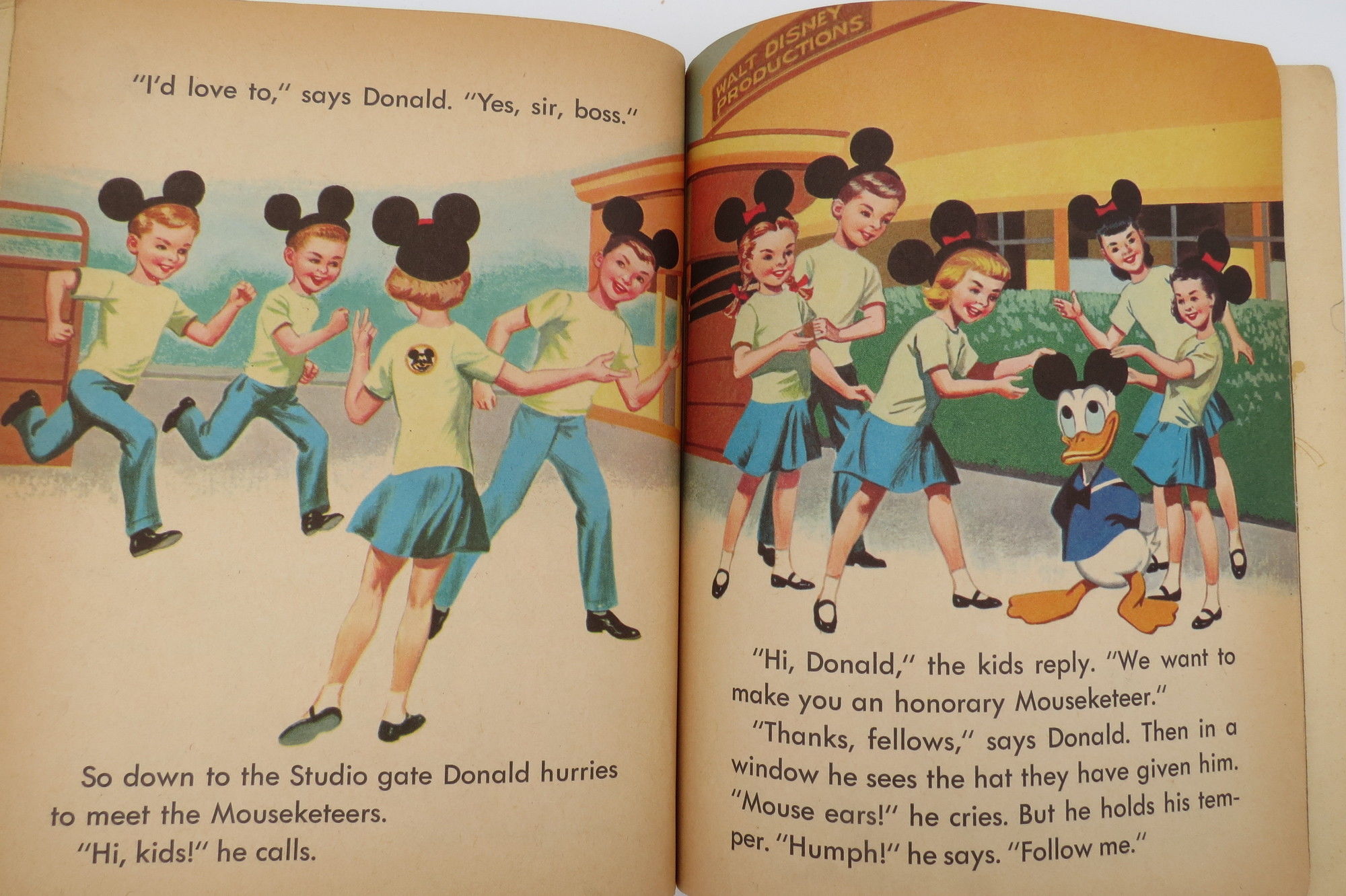 DONALD DUCK AND THE MOUSEKETEERS A Mickey Mouse Club Book by Bedford ...