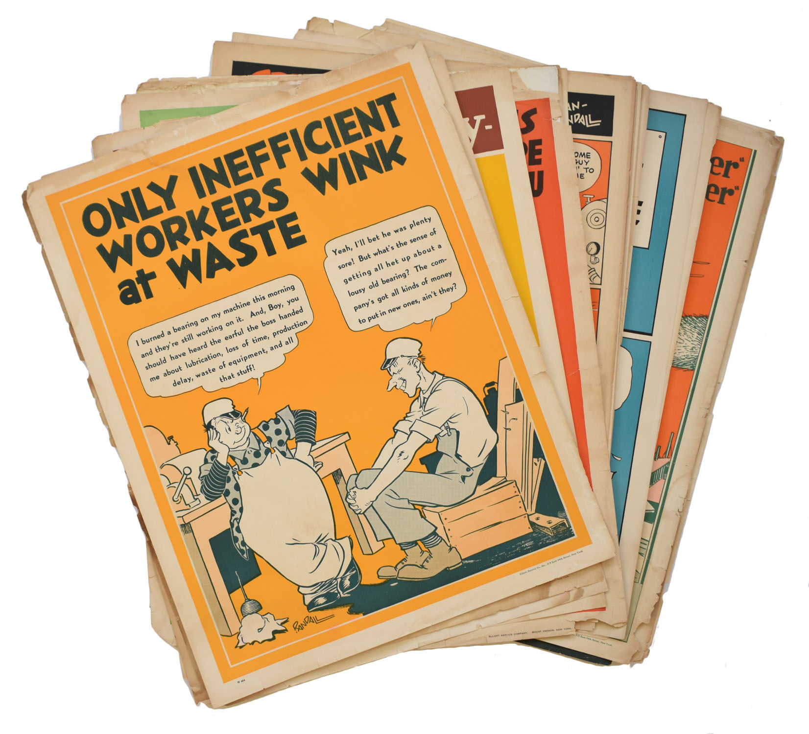 Collection of 28 Work Safety and Other Work-Related Posters by [Labor ...