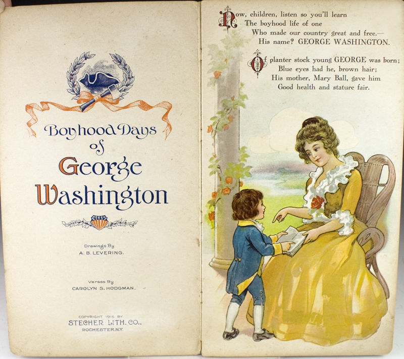 Boyhood Days of George Washington by Hodgman, Carolyn S | 1916 ...