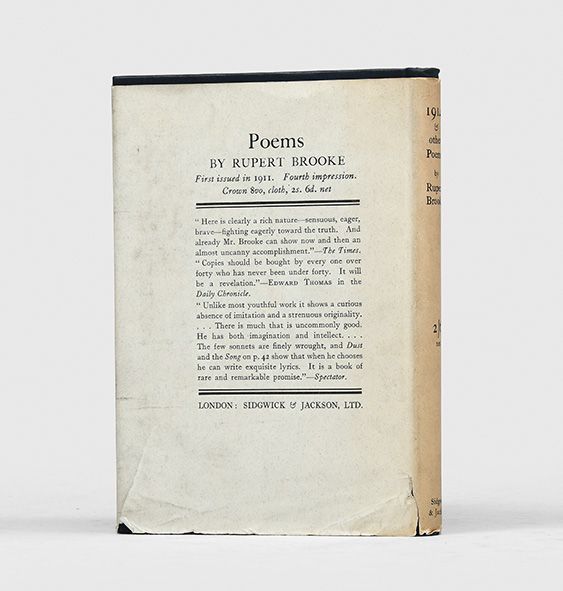 BIBLIO | 1914 and Other Poems. by BROOKE, Rupert | | 1915