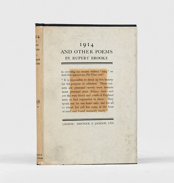 BIBLIO | 1914 and Other Poems. by BROOKE, Rupert | | 1915