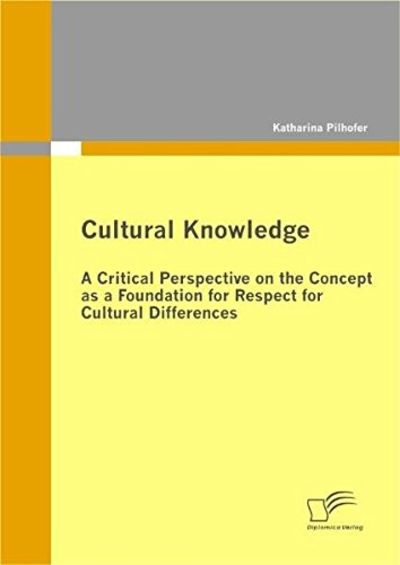 Cultural Knowledge - A Critical Perspective on the Concept as a ...