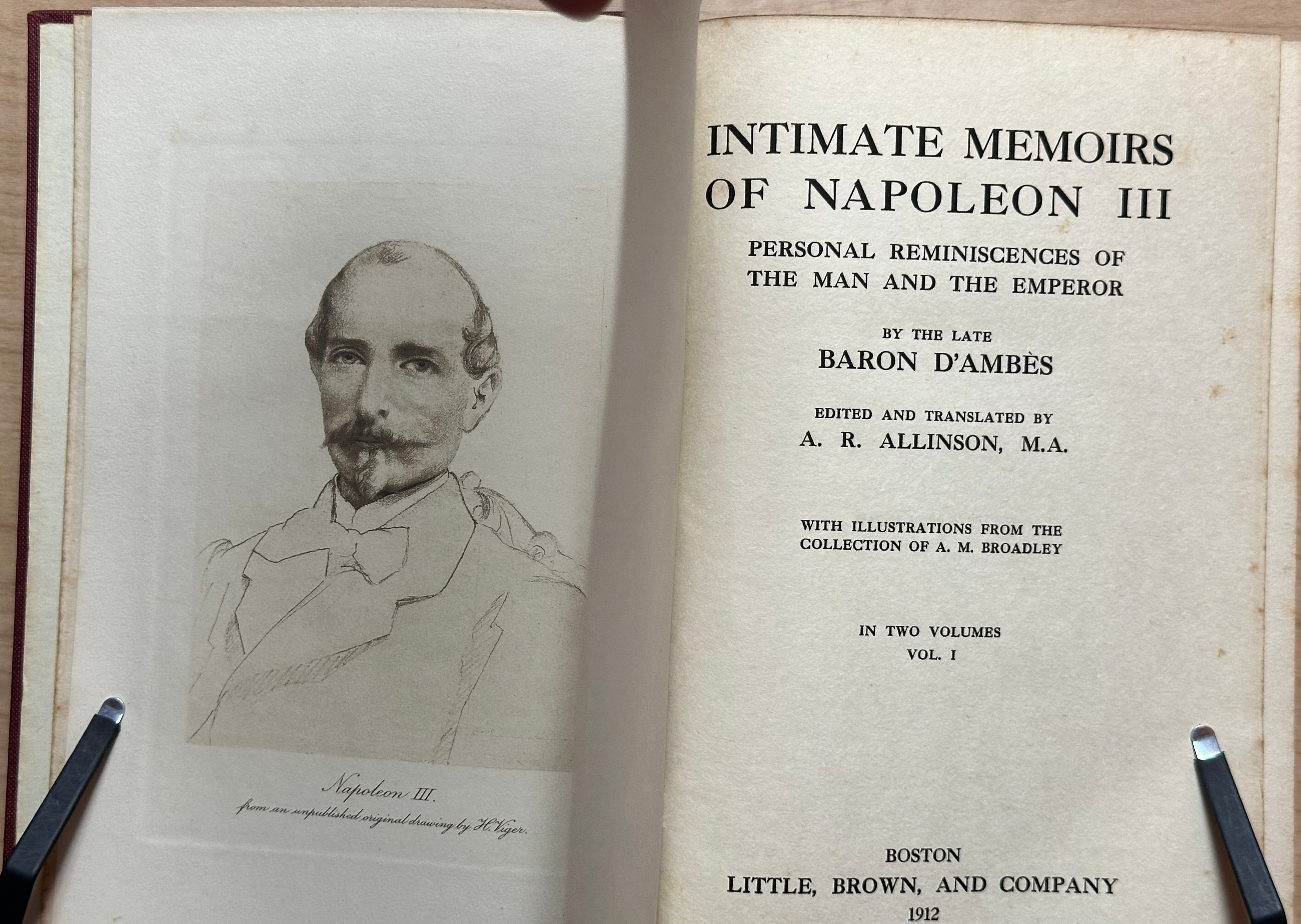 Intimate Memoirs of Napoleon III : [2 volumes] Personal Reminiscences ...