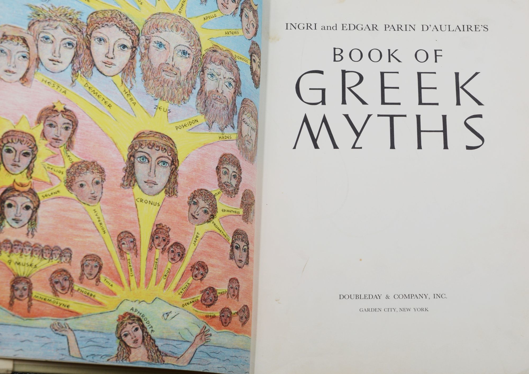BIBLIO | D'Aulaire's Book of Greek Myths by D'Aulaire, Ingri; Edgar ...