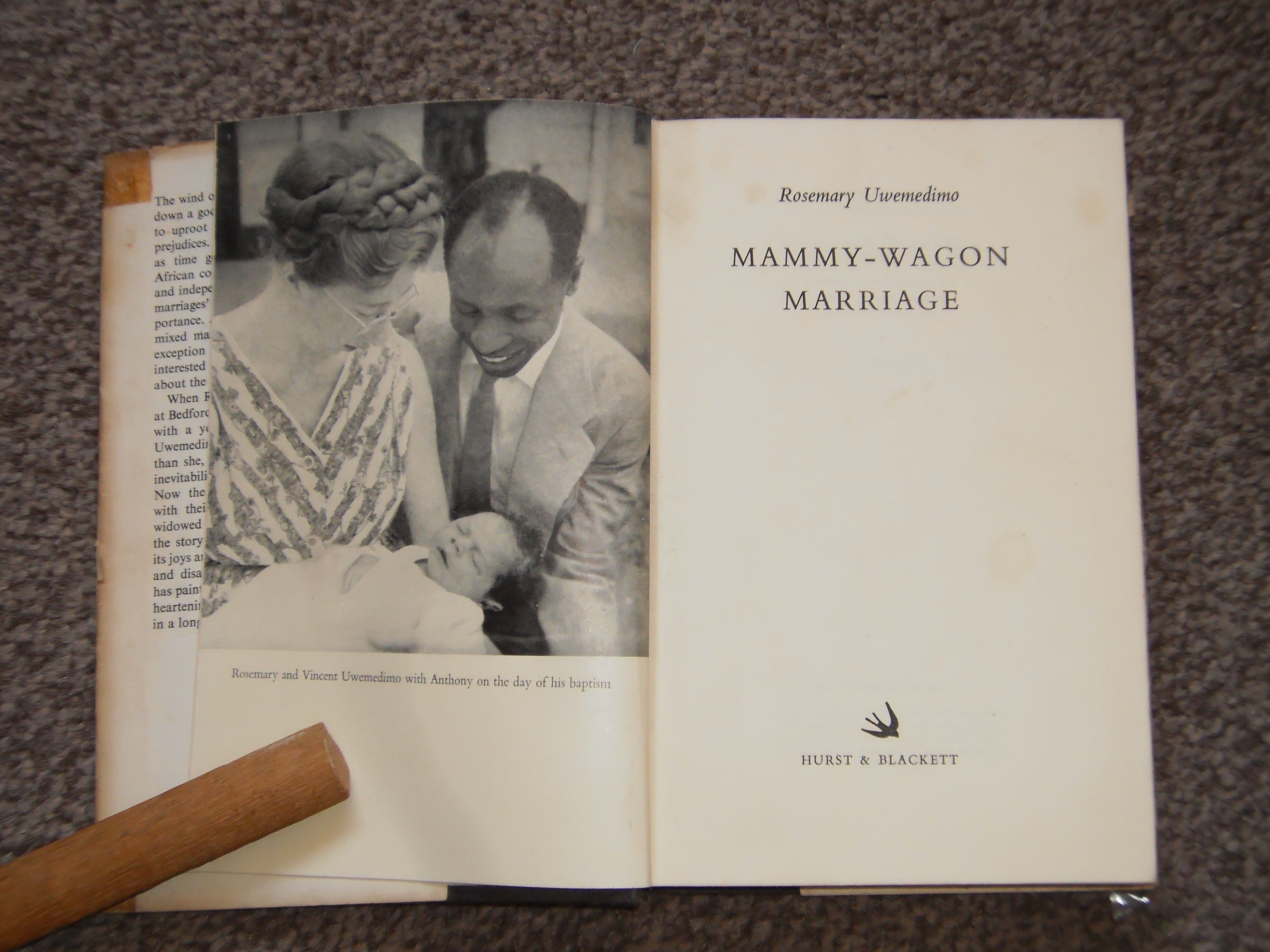 Mammy-Wagon Marriage by Uwemedimo, Rosemary | Hardcover | 1961 | Hurst & Blackett | Biblio