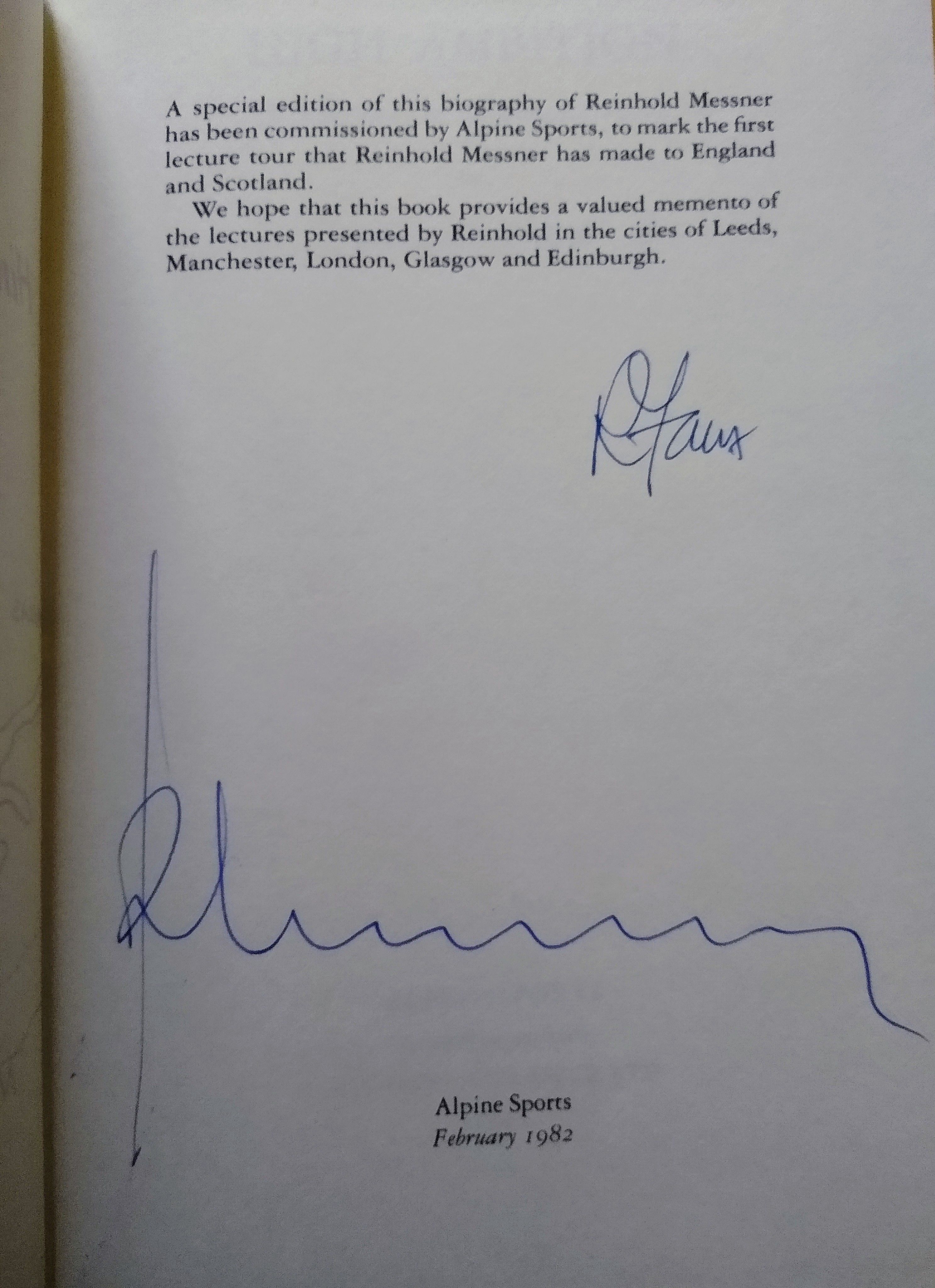 BIBLIO | High Ambition SIGNED by Ronald Faux | | 1982 | Gollanz
