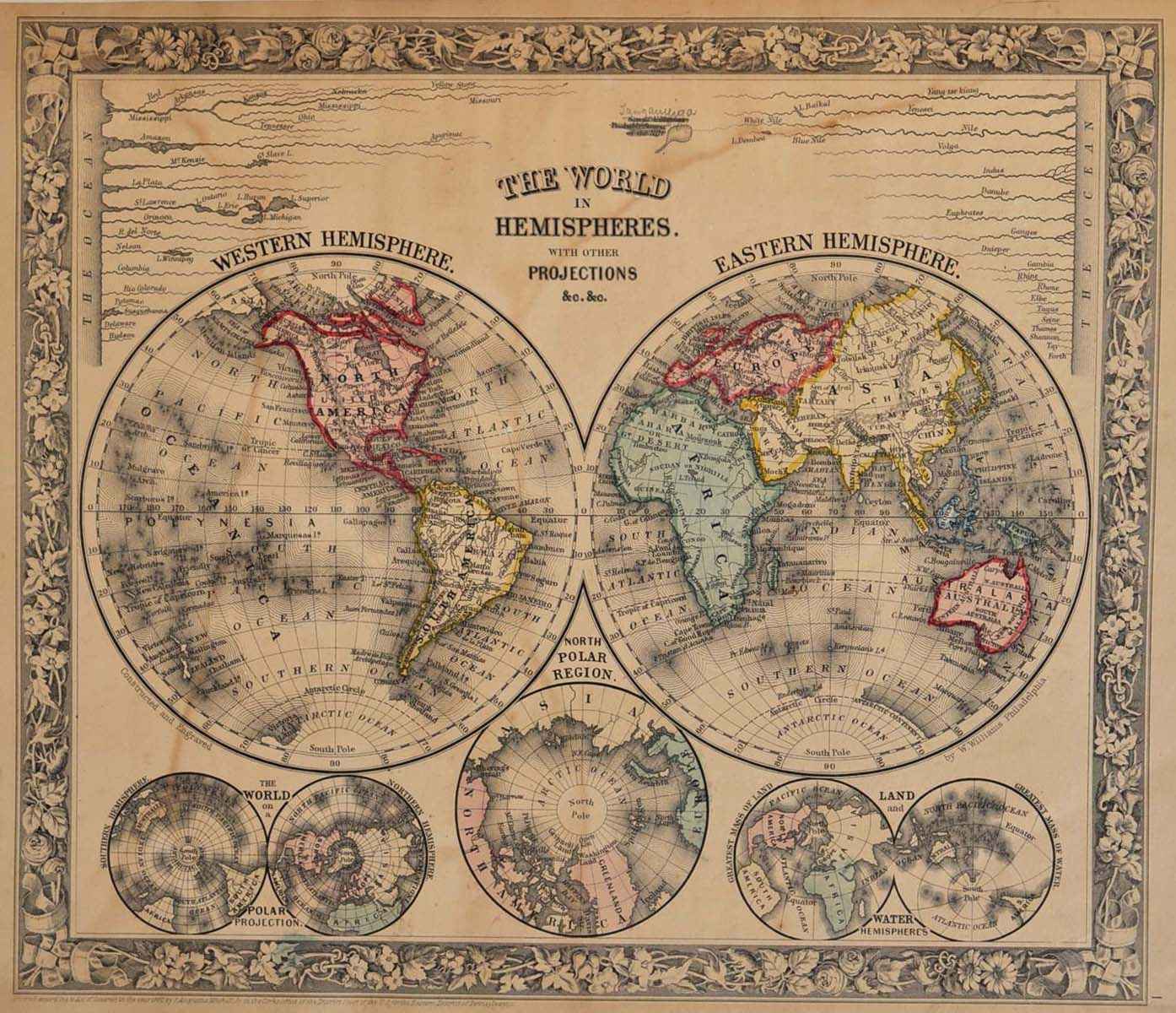 MITCHELL'S NEW GENERAL ATLAS, Containing Maps of the Various Countries ...