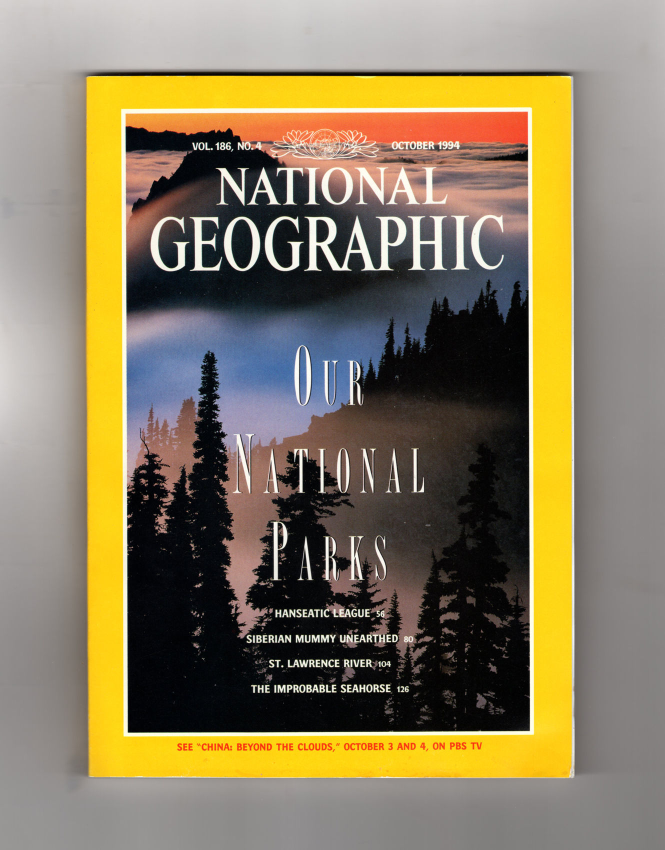 National Geographic Magazine / October, 1994. Our National Parks ...