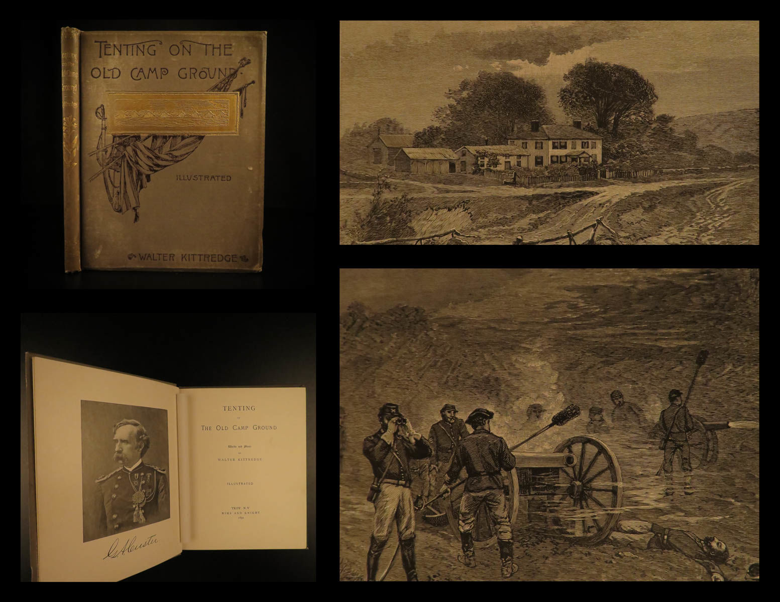 Tenting on the Old Camp Ground by KITTREDGE, Walter | Hardcover; tight ...