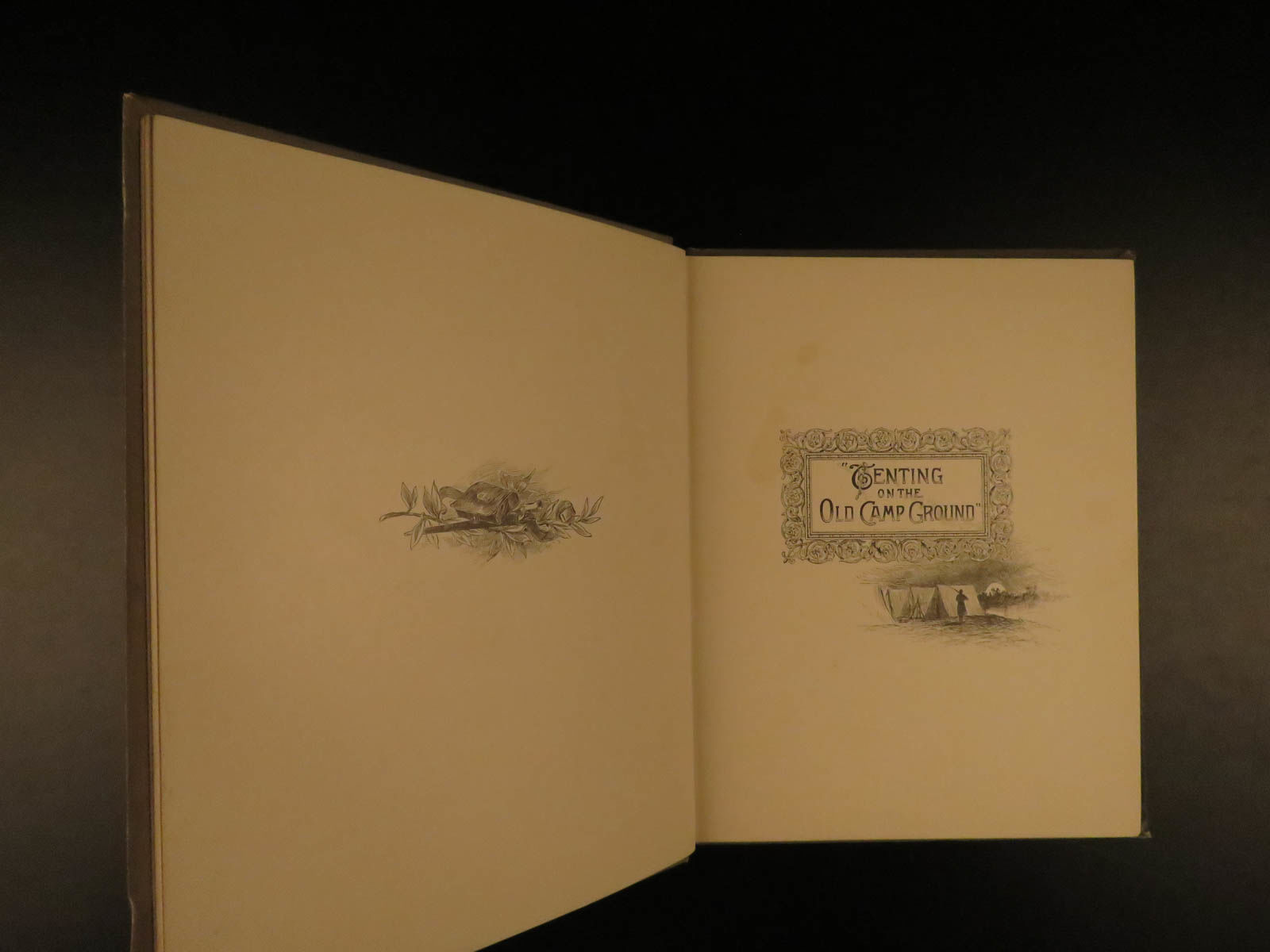Tenting on the Old Camp Ground by KITTREDGE, Walter | Hardcover; tight ...