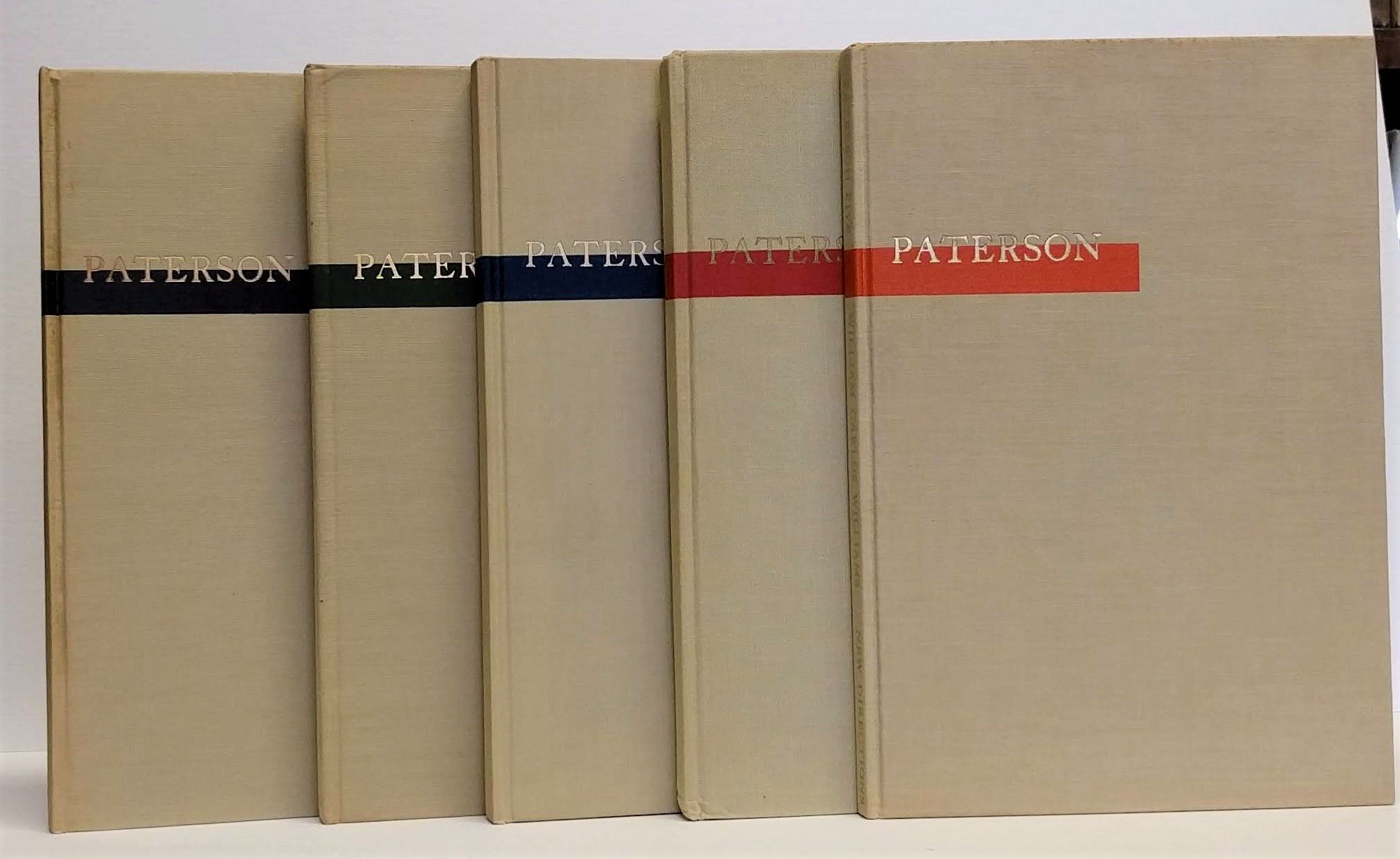 PATERSON (5 volumes) by William Carlos Williams - First Editions - 1946 ...