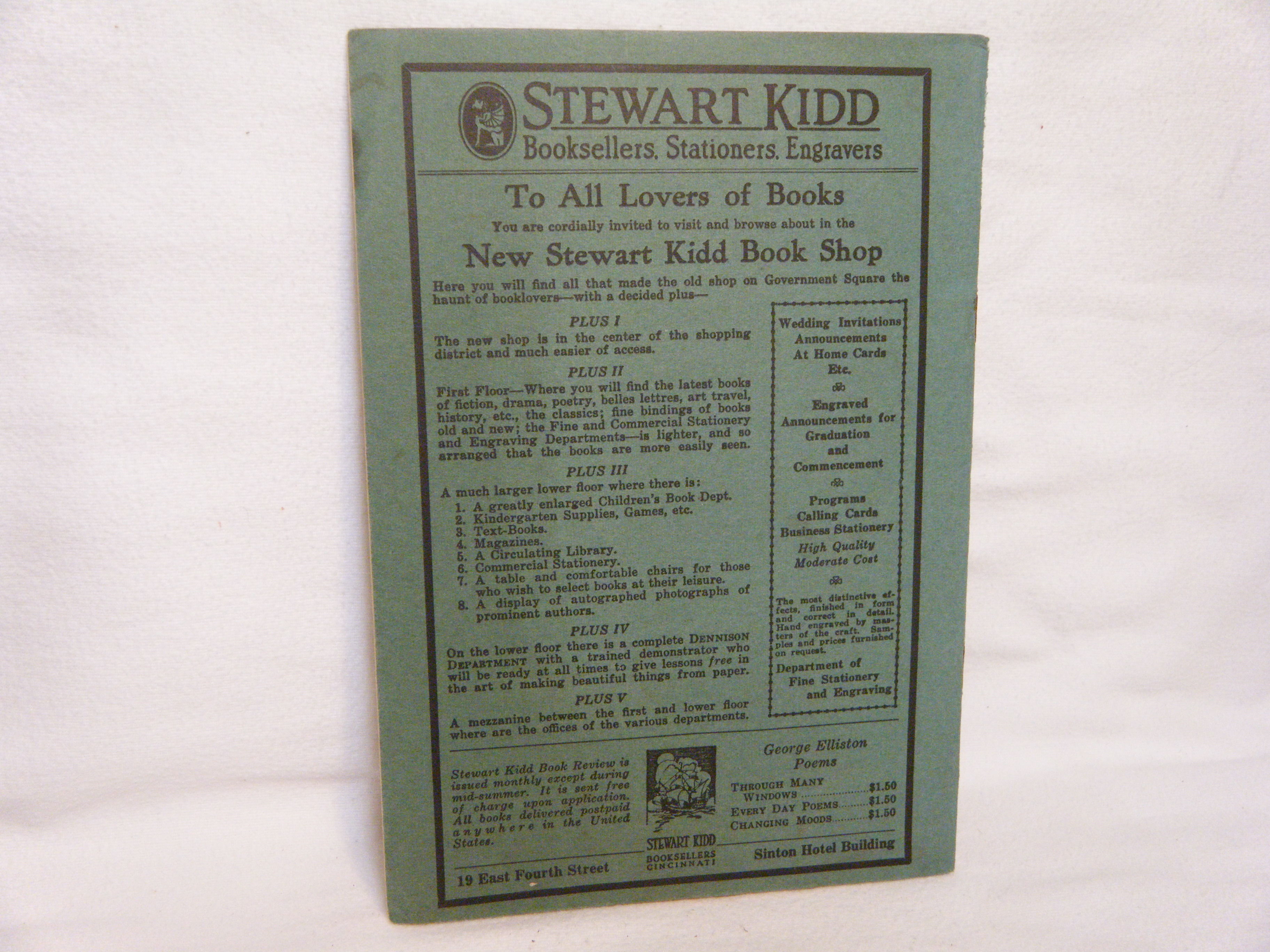 The Gypsy: Cincinnati all Poetry Magazine. Winter Issue December, 1926 ...