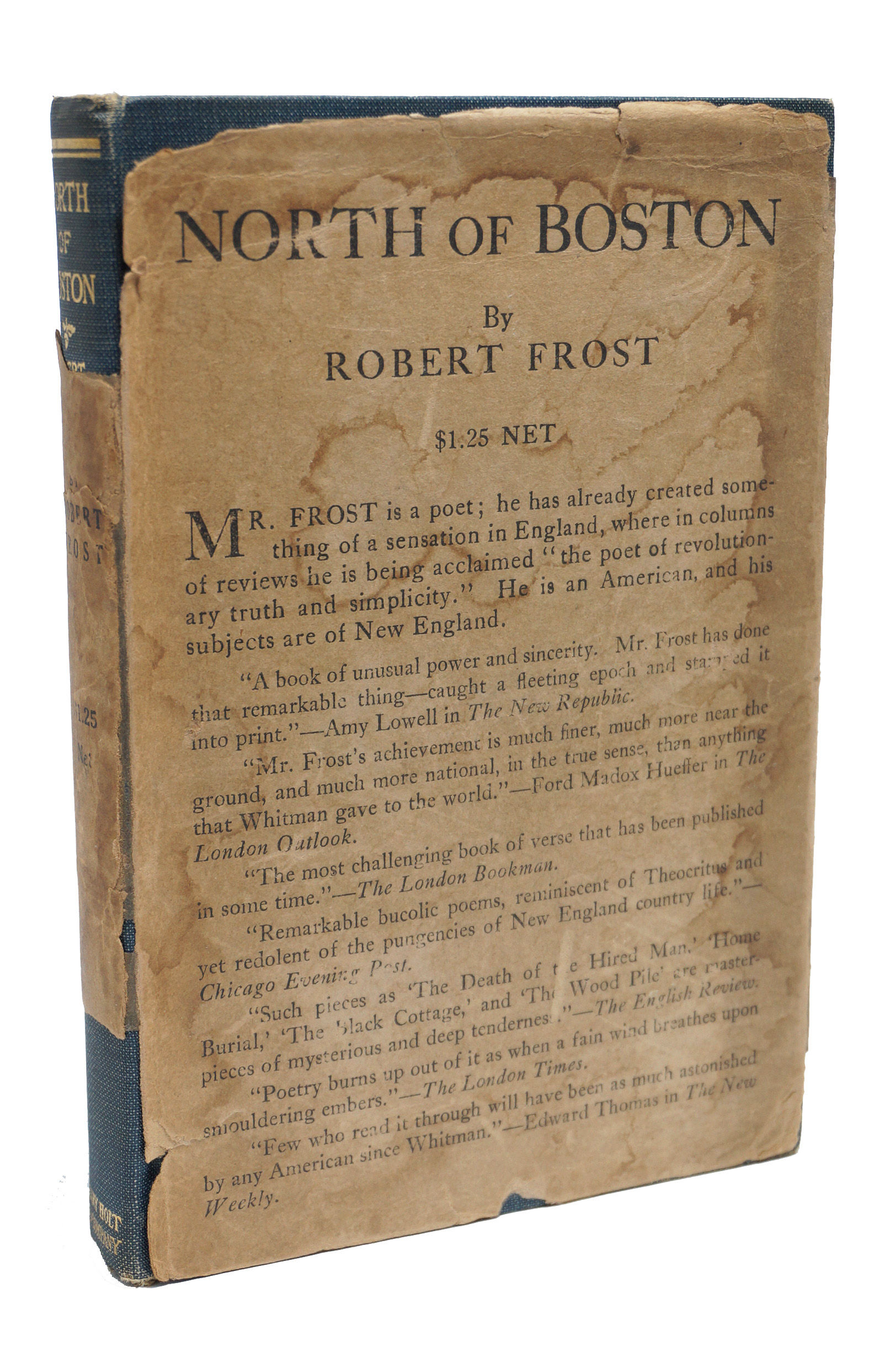 North of Boston by Robert Frost | Hardcover | 1915 | Henry Holt and ...