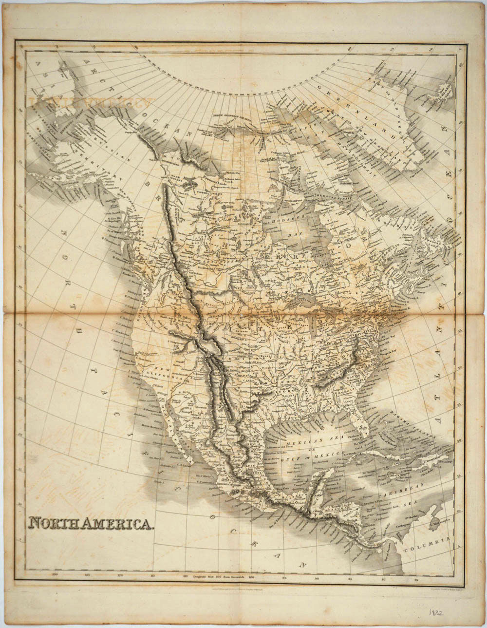 Map Of South In 1832