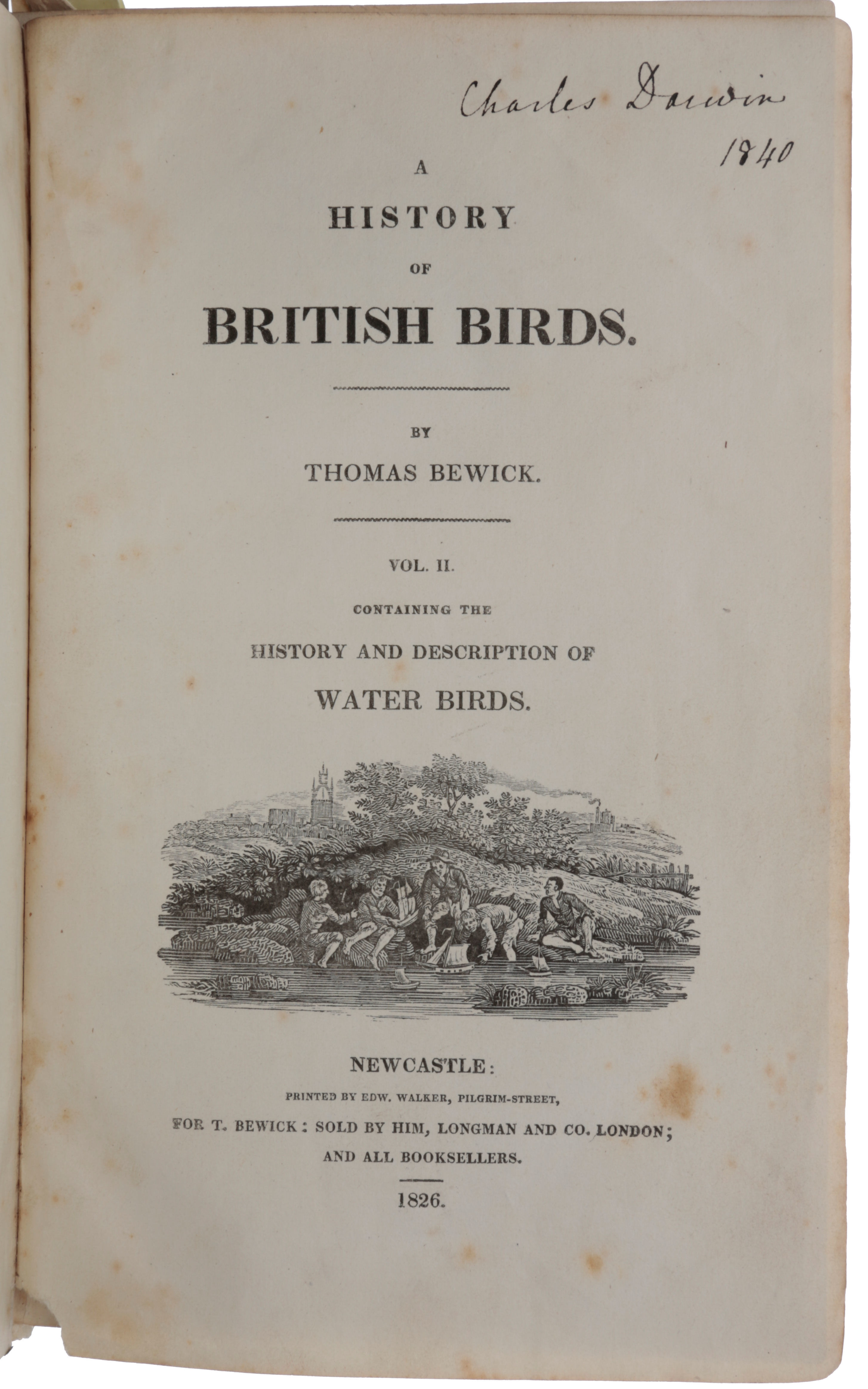 A History of British Birds. Vol. I, Land Birds, Eighth edition; Vol. II ...