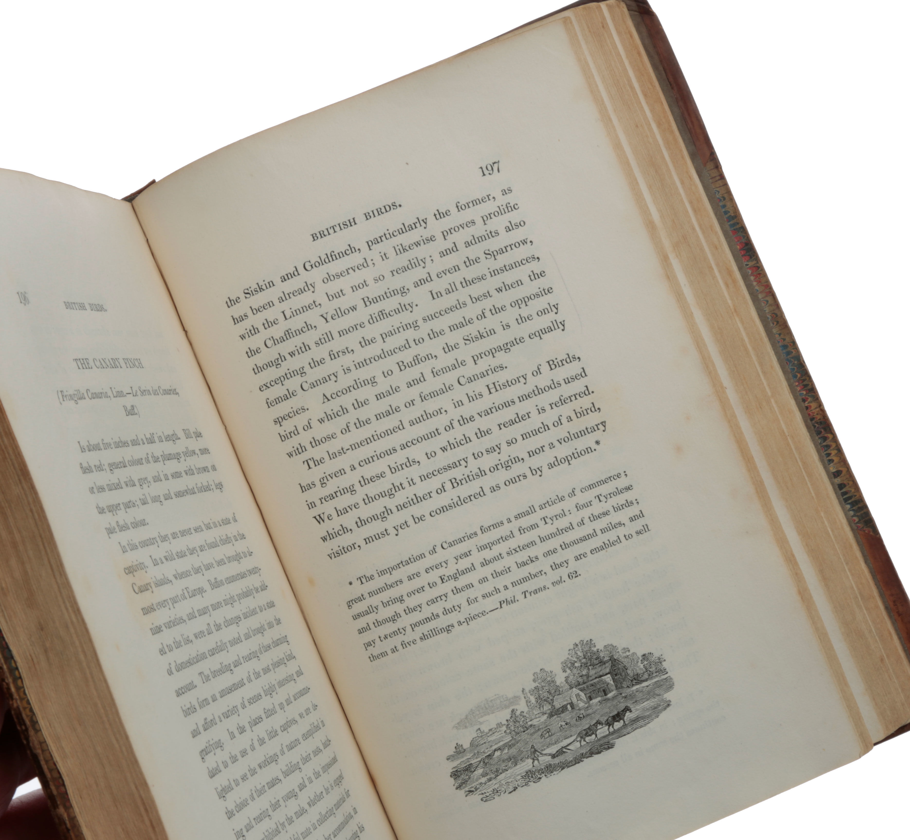 A History of British Birds. Vol. I, Land Birds, Eighth edition; Vol. II ...