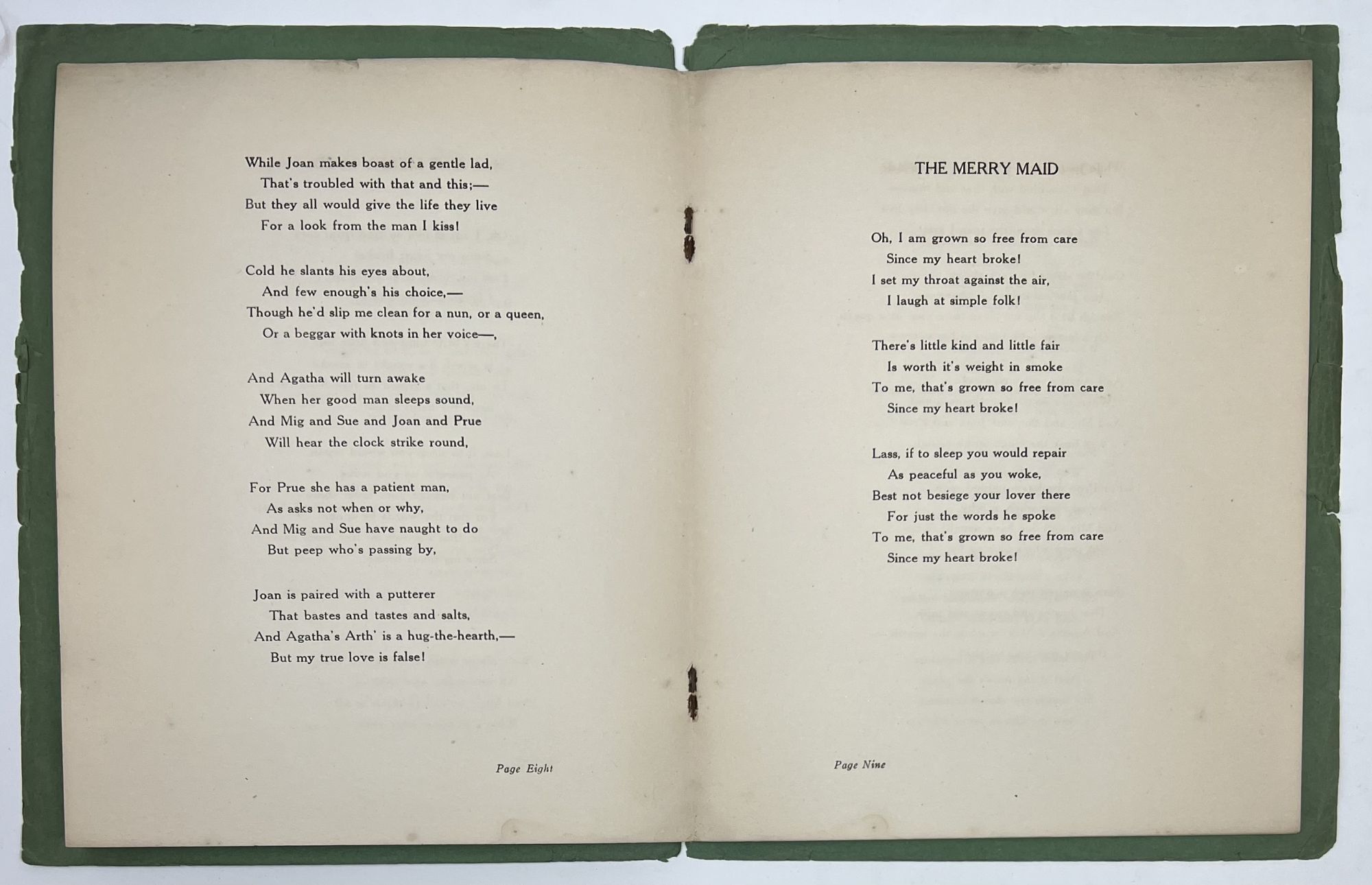 BIBLIO | A Few Figs From Thistles by MILLAY, Edna St. Vincent | Wraps ...