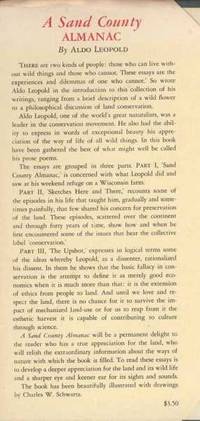 A Sand County Almanac and Sketches Here and There by Aldo Leopold ...