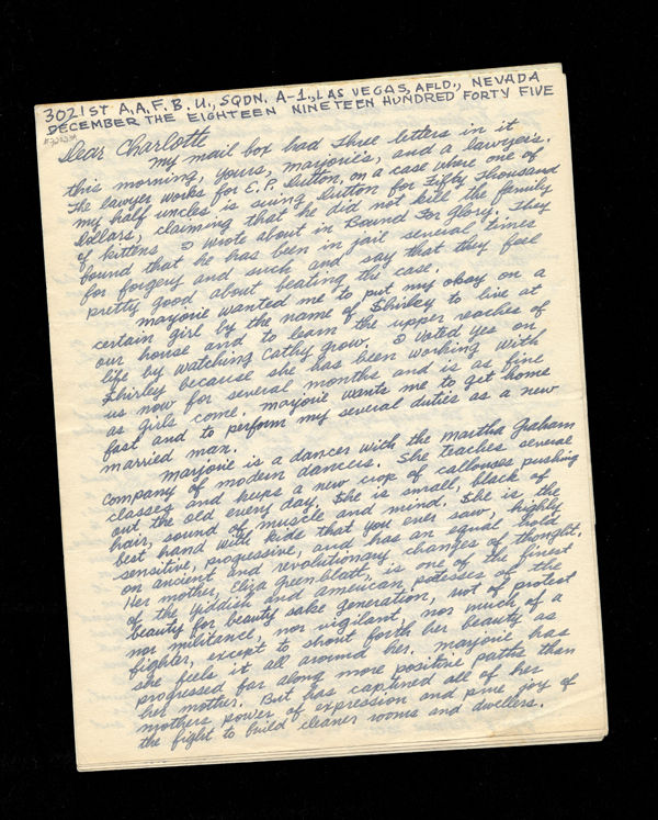 Eighteen page handwritten letter, signed three times, to his intimate ...