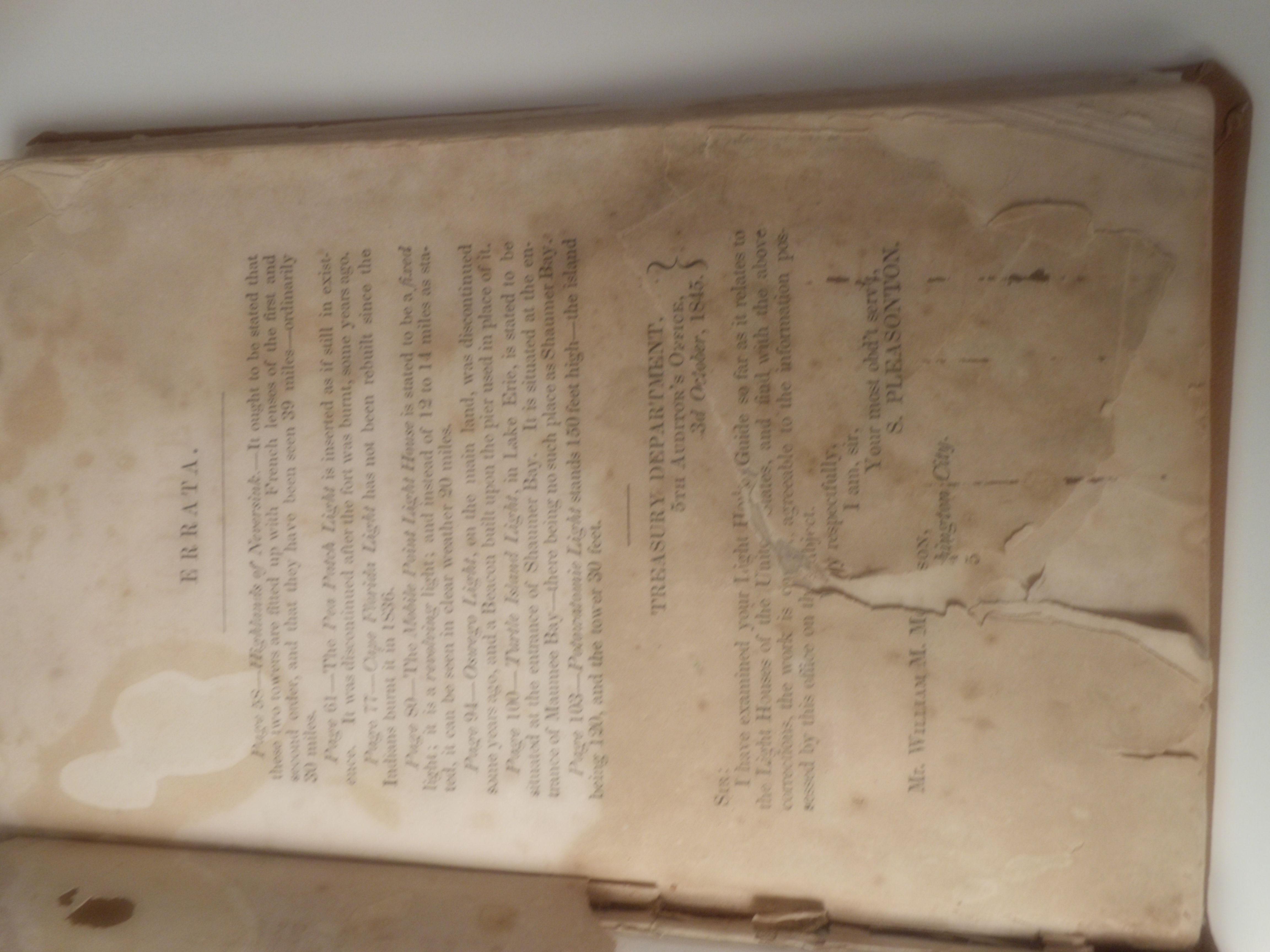 BIBLIO | THE AMERICAN LIGHT-HOUSE GUIDE by ROBERT MILLS | Full leather ...