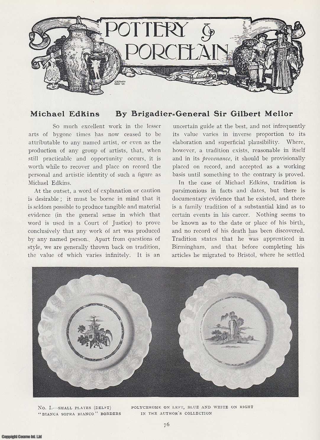 Michael Edkins (plates). An original article from The Connoisseur, 1924 ...