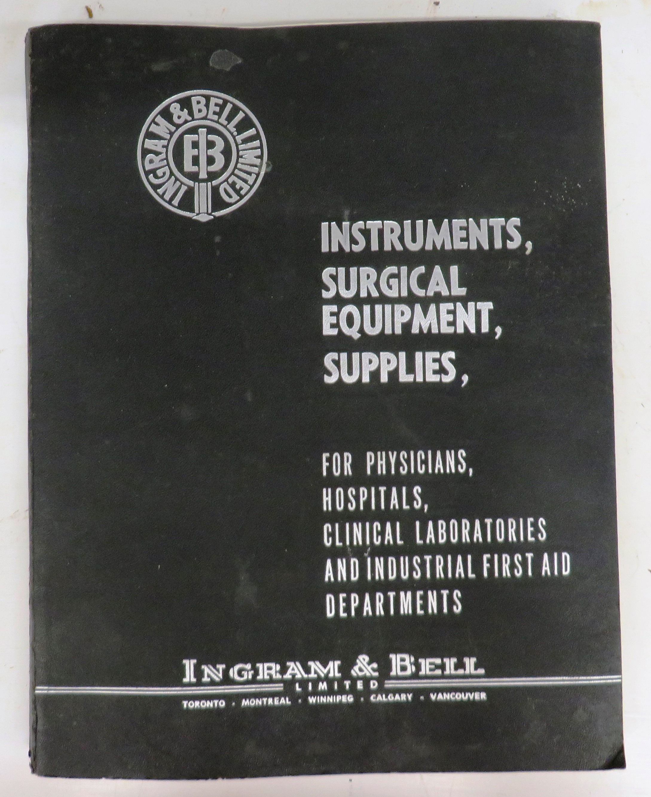 Ingram & Bell Surgical supply catalogue, 1959 by Ingram & Bell | Card ...