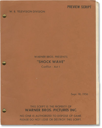 Conflict: Shock Wave [Warner Bros. [Brothers] Presents: 'Shock Wave ...