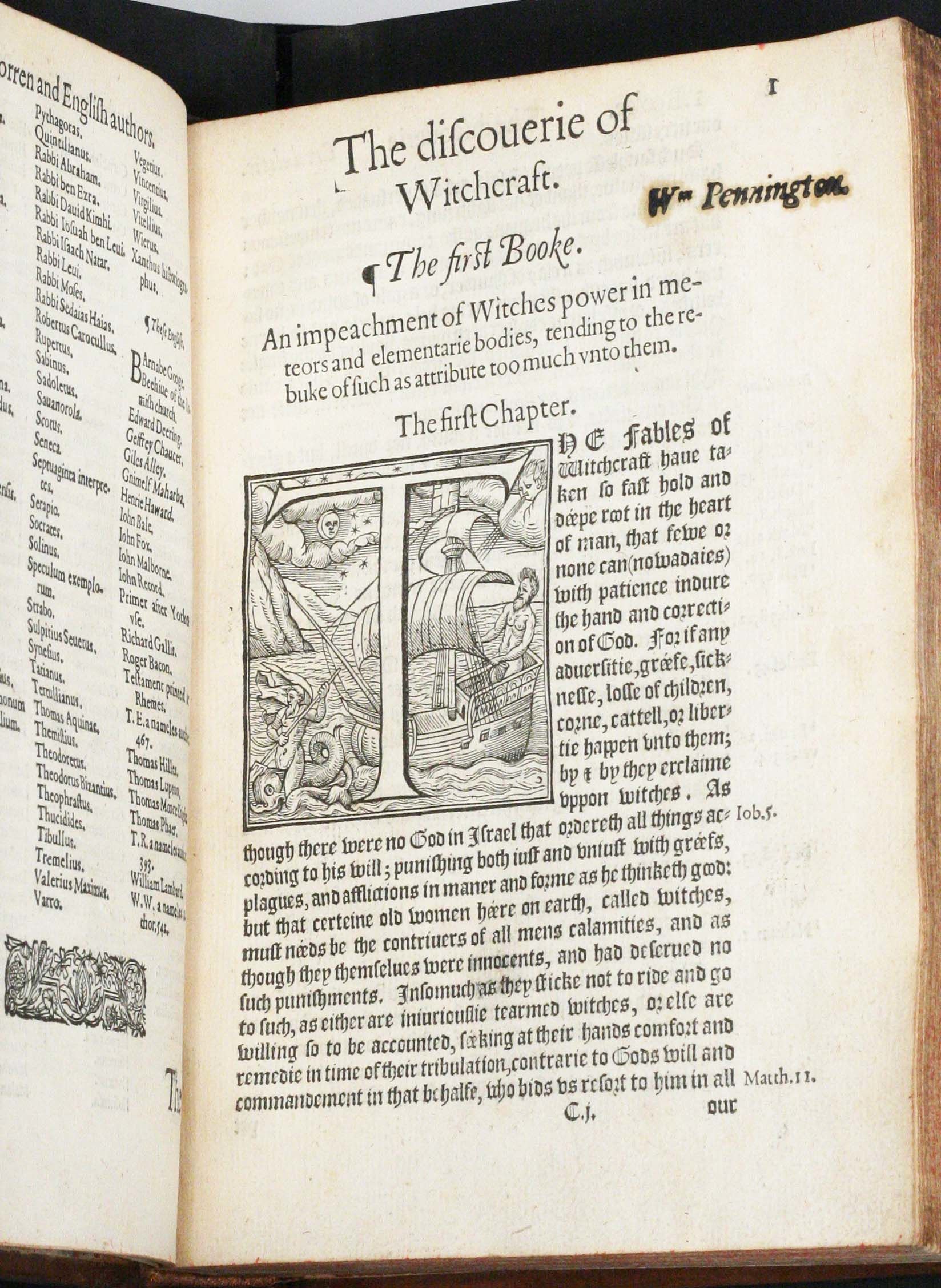 The Discoverie of Witchcraft by SCOT, REGINALD. [SCOTT, REGINALD ...