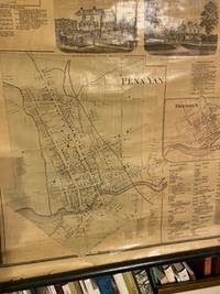 Antique Wall Map of Yates County, NY 1865 - Rare Surveyed Map with ...
