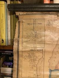 Antique Wall Map of Yates County, NY 1865 - Rare Surveyed Map with ...
