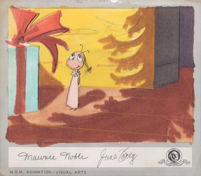 Original storyboard drawing of Cindy Lou Who from How the Grinch Stole ...