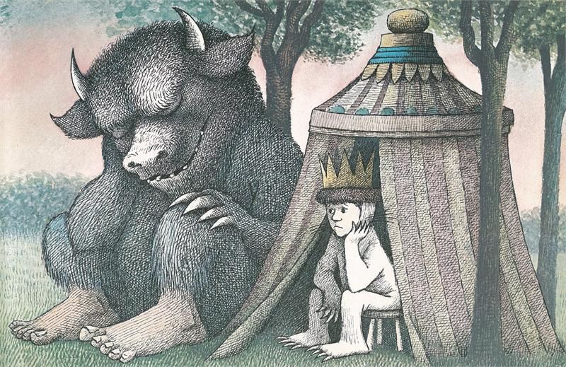 Where The Wild Things Are Bull Drawing
