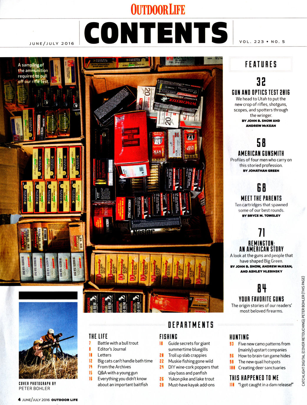 Outdoor Life - The Gun Issue / June-July, 2016. The Big Five ...