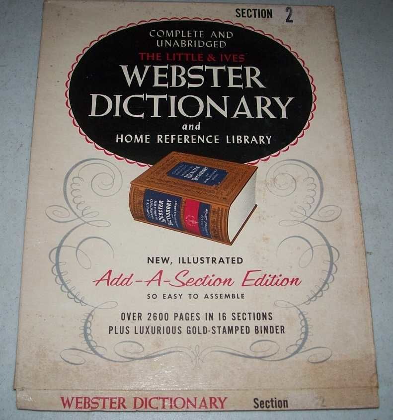 The Little Webster Dictionary (11 items) - Biblio
