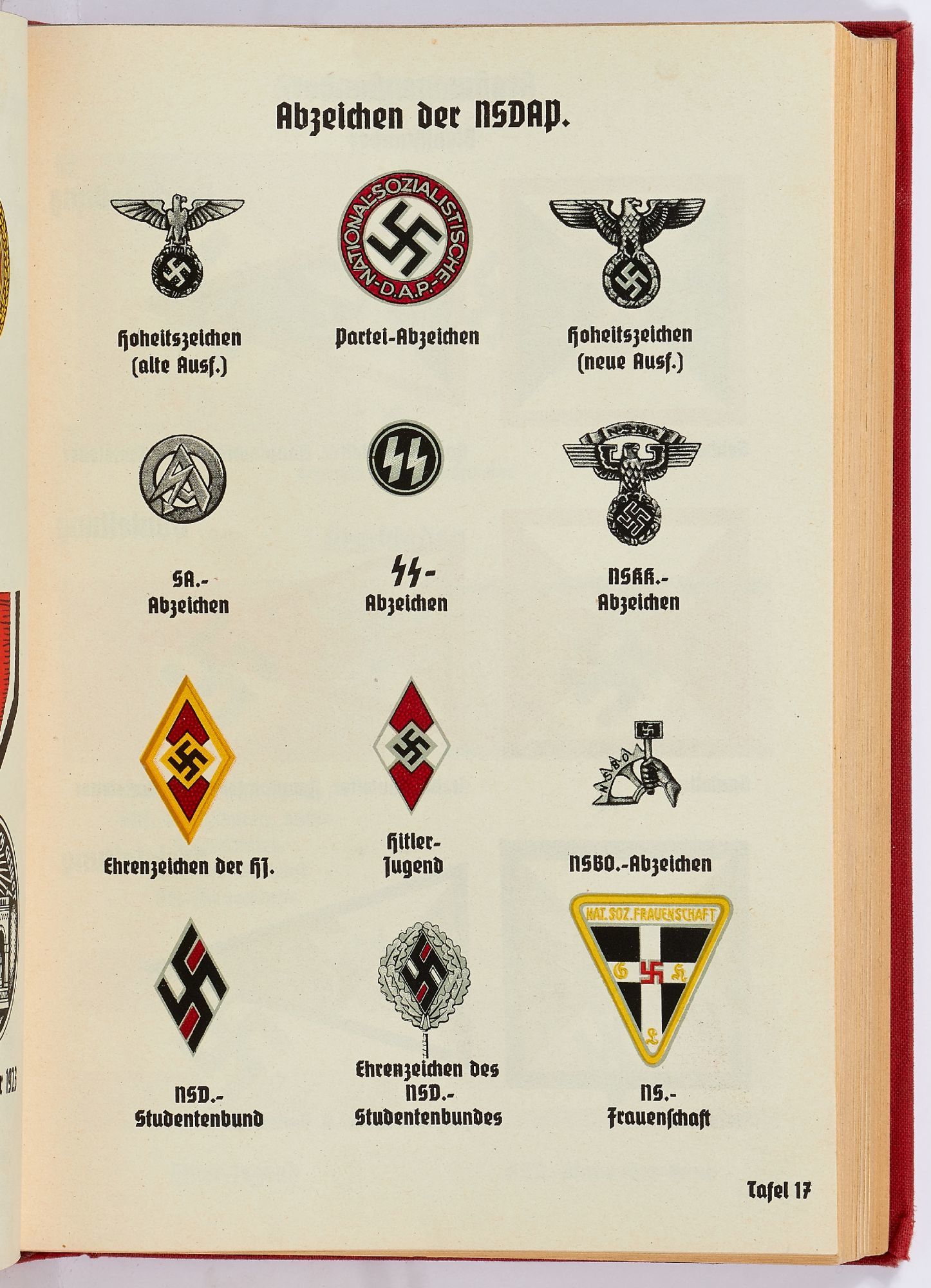 Organisationsbuch der NSDAP (The 1938 Edition) by LEY, Robert, edited ...