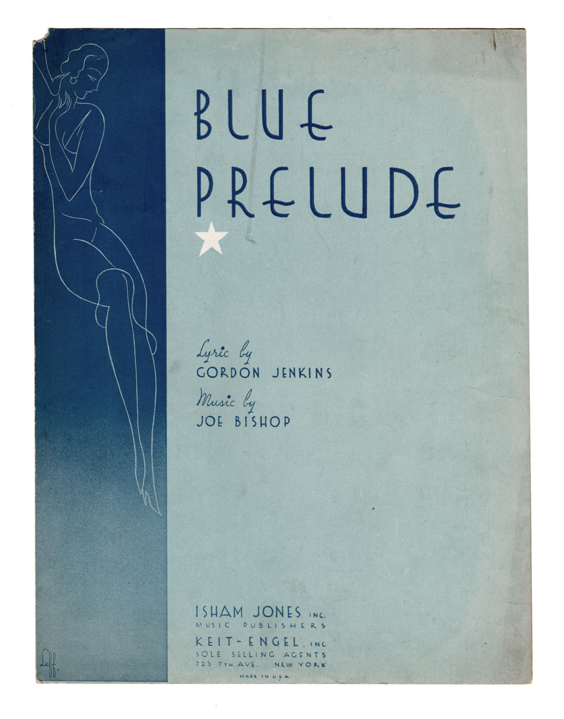 BIBLIO | Blue Prelude / 1933 Vintage Sheet Music (Gordon Jenkins, Joe ...