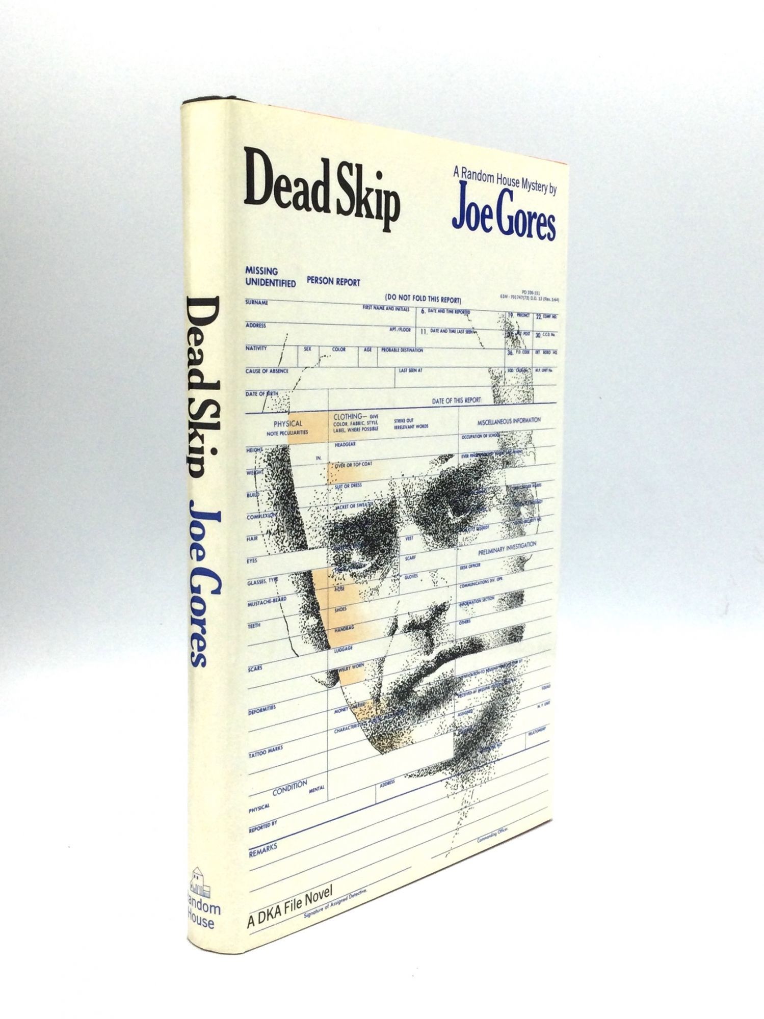 DEAD SKIP: A DKA File Novel by Joe Gores - Signed First Edition - 1972 ...