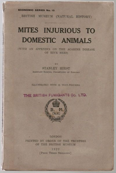 BIBLIO | Mites Injurious to Domestic Animals (With an Appendix on the ...
