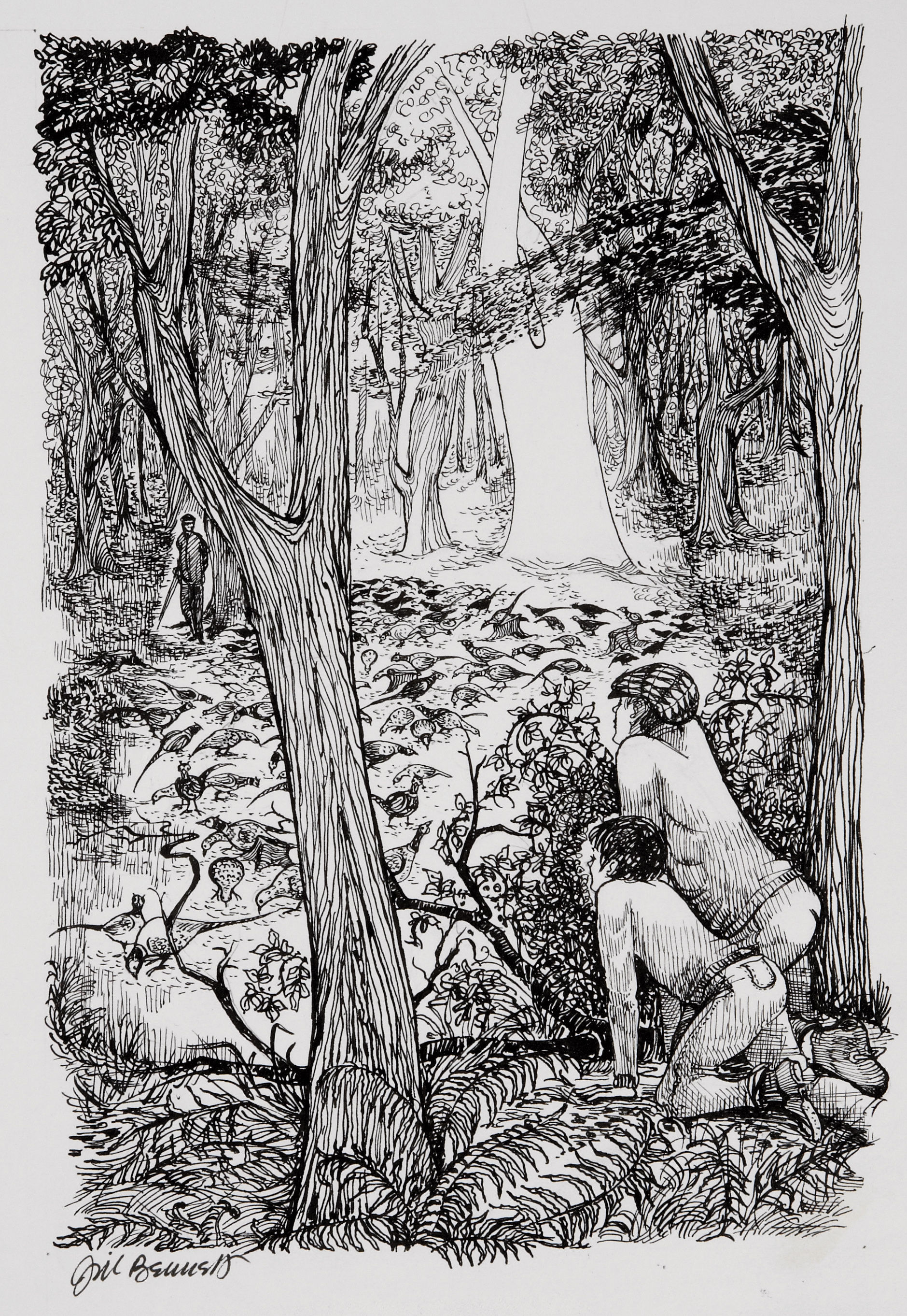 DANNY THE CHAMPION OF THE WORLD Original Artwork. by BENNETT, Jill ...