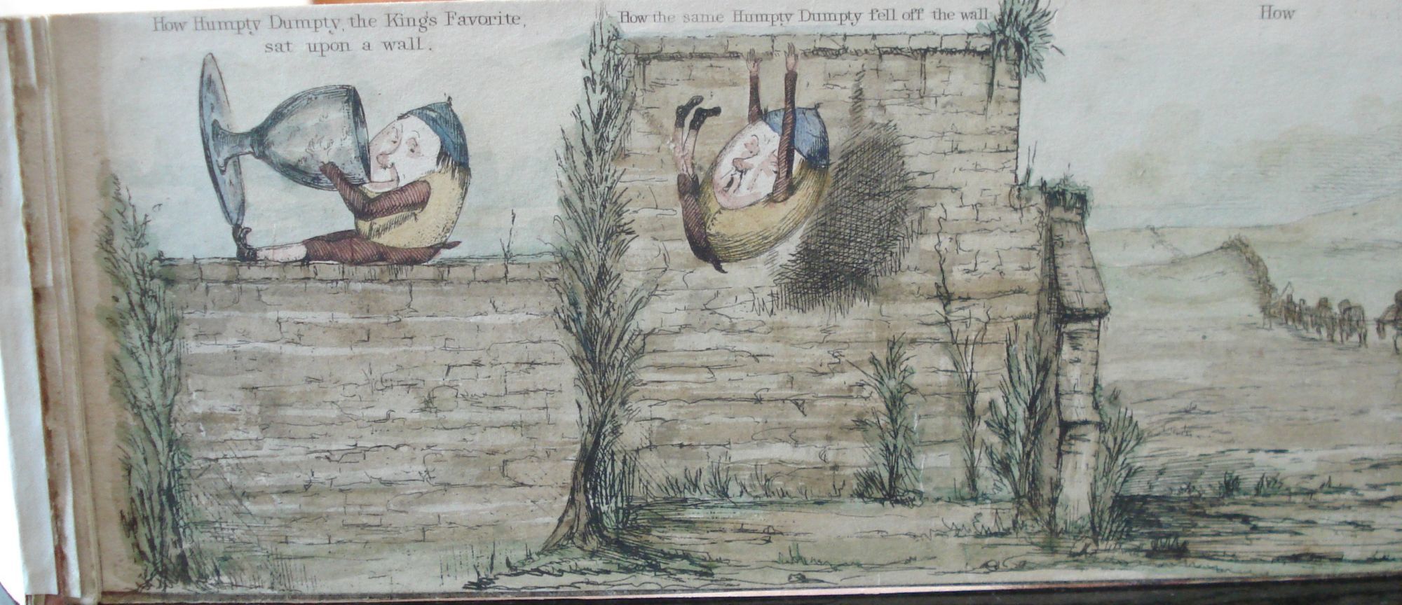 HUMPTY DUMPTY PANORAMA sketched and etched by the Alquis by ALQUIS ...