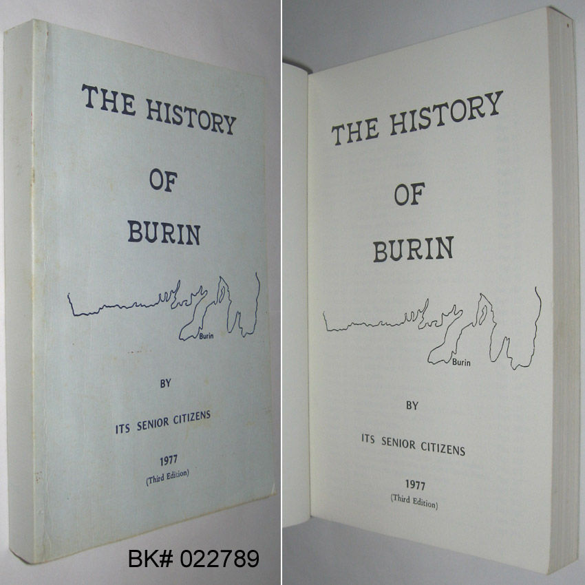 The History of Burin by Its Senior Citizens | Paperback | 1977 | Burin ...