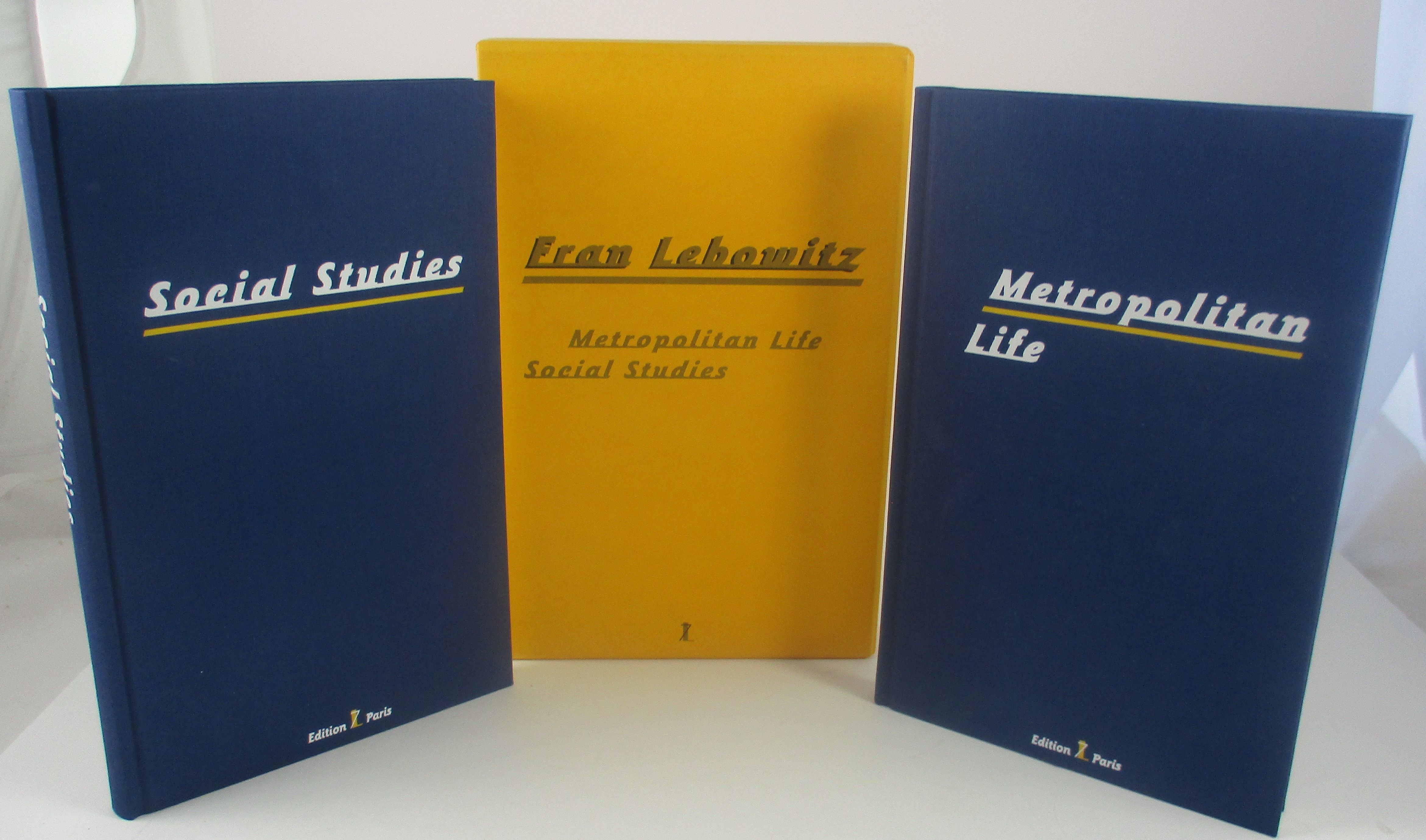 Metropolitan Life/Social Studies by Fran Lebowitz | Hardcover ...