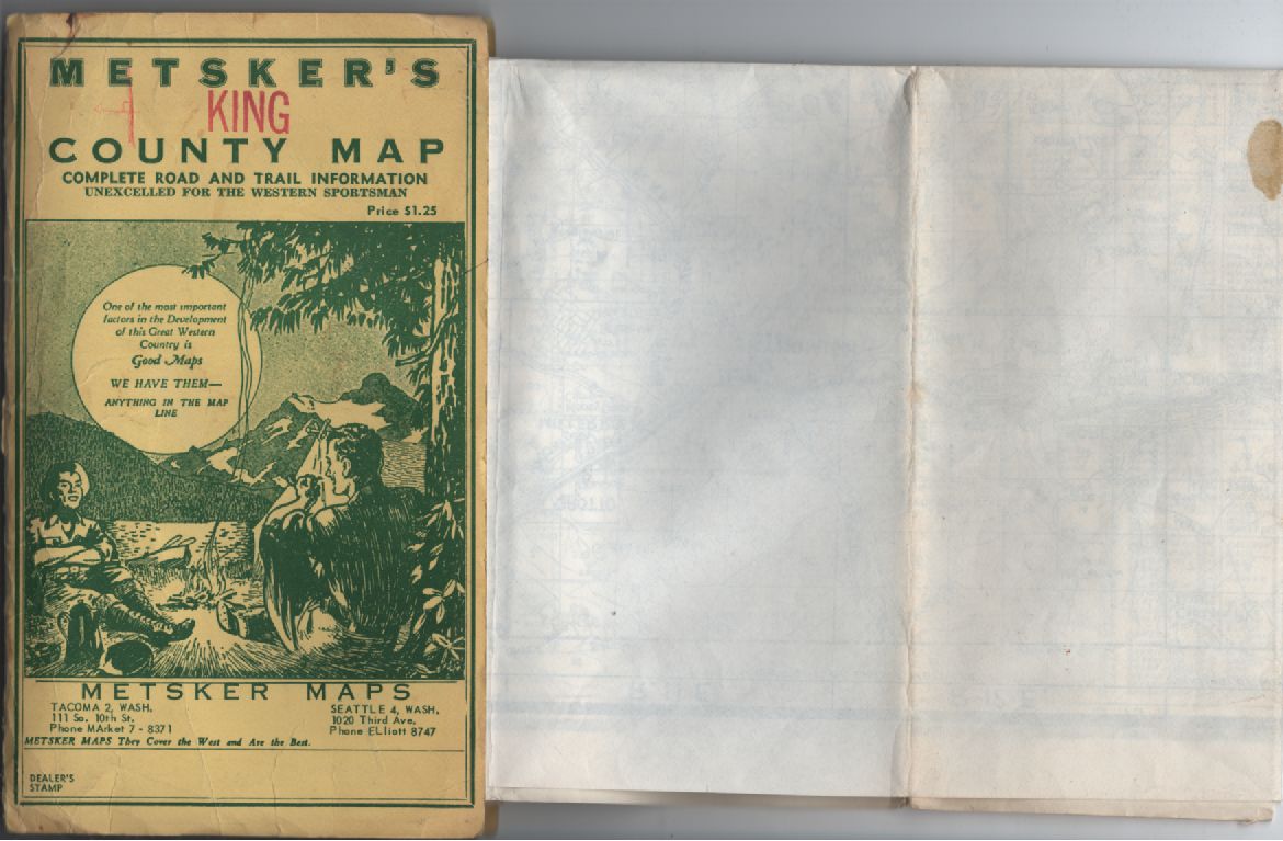 Metsker's King County Map (WA) by Metsker Maps | Paperback | | Metsker ...