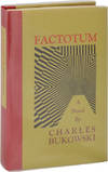Factotum (One of 75 signed copies with original artwork) by Bukowski ...