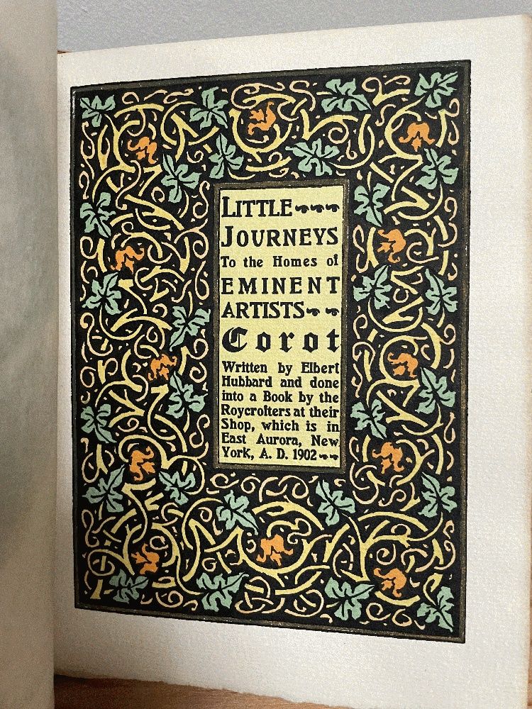 Little Journeys to the Homes of Eminent Artists: Corot by Hubbard ...